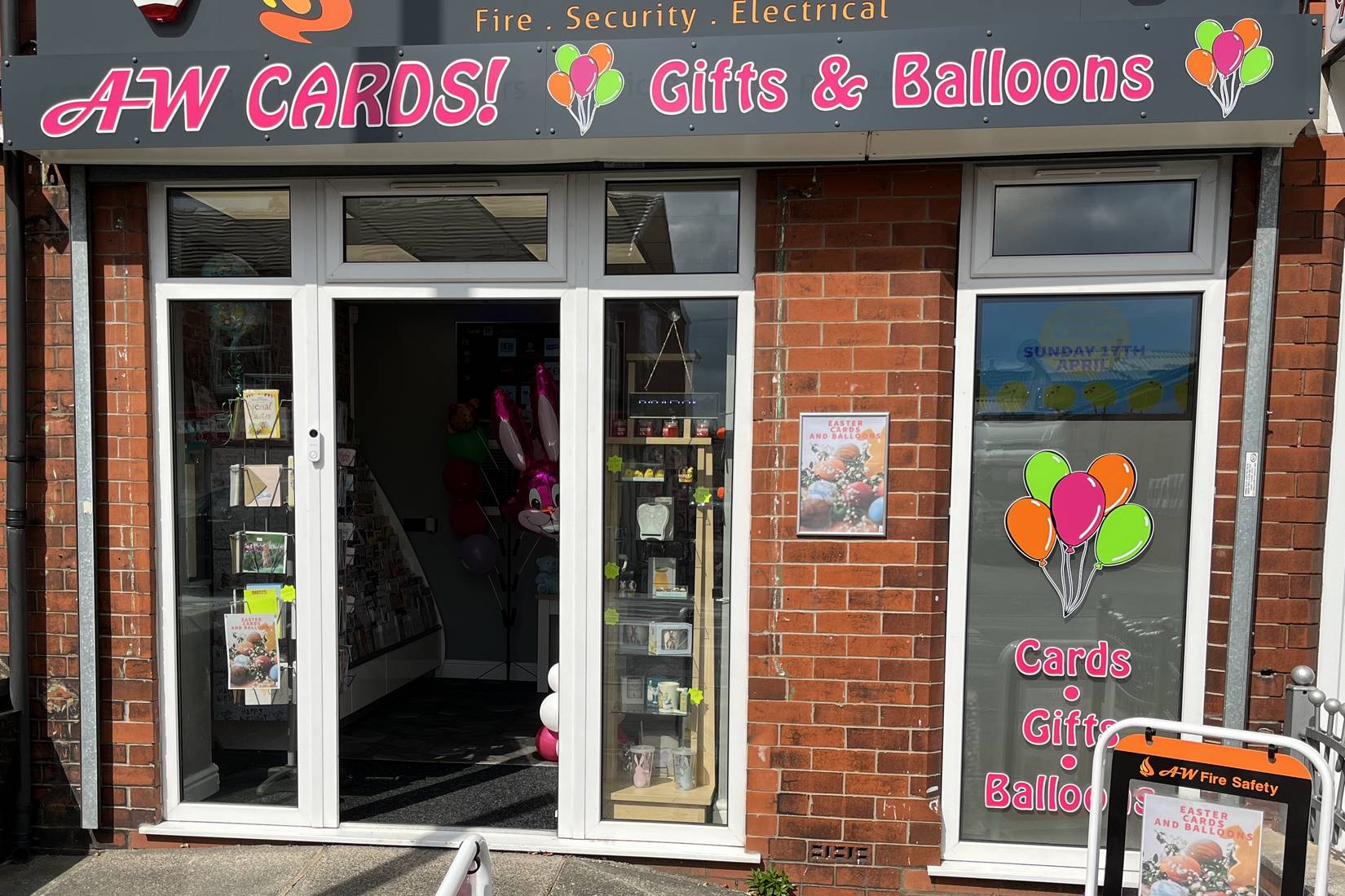 Contact - AW Cards and Balloons